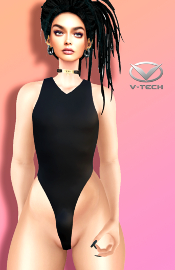 Second Life Marketplace - SiK Bodysuit Girl Bulge Four Texture Reborn Legacy V Tech ADD